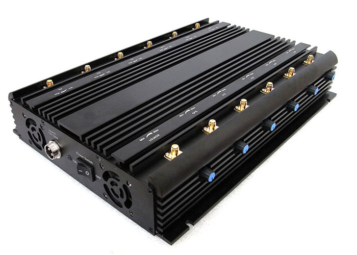 High Power Phone Jammer UHF VHF Jamming 12 Bands