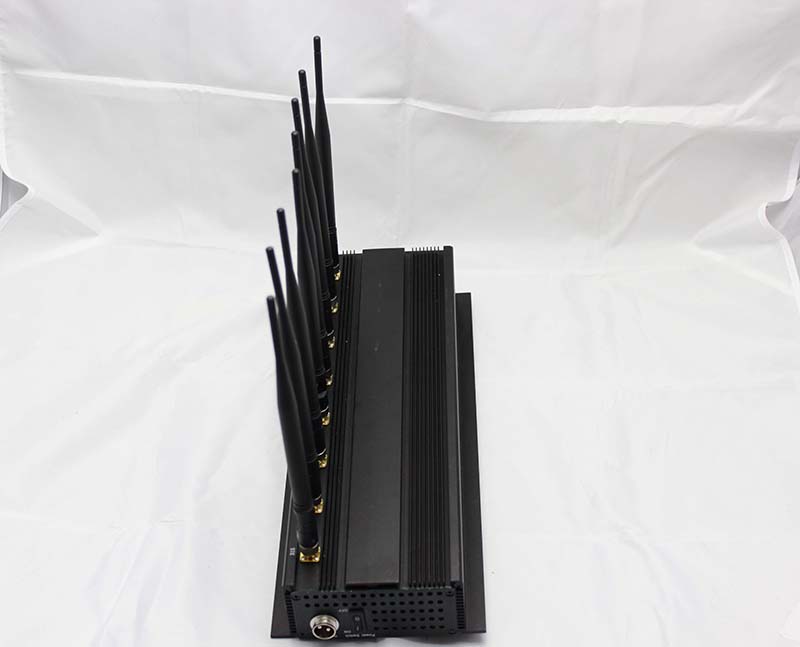 High Power Cell Phone Jammer with 8 Antennas,Wide Frequency Jamming ...